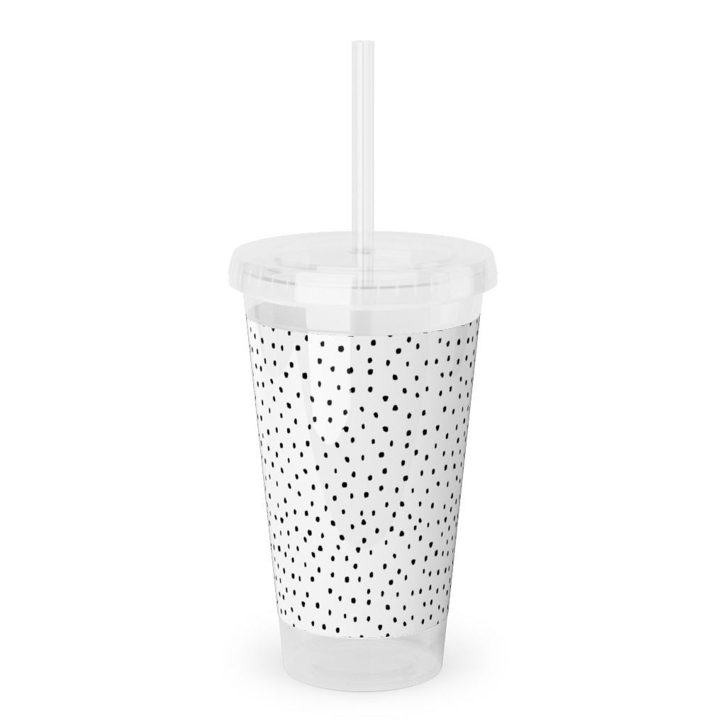 Black And White Dot Tumbler | Shutterfly