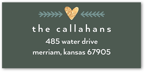 Green Address Labels | Shutterfly