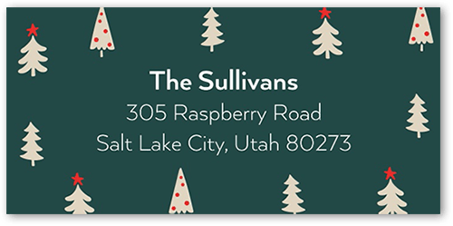 Green Address Labels | Shutterfly