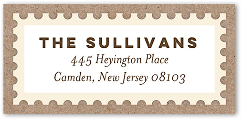 Unique Stamp Address Label by Blonde Designs | Shutterfly