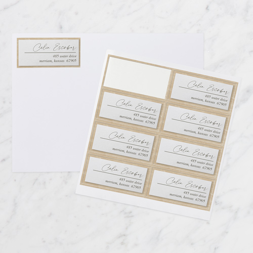 Textured Arch Address Label by Yours Truly | Shutterfly