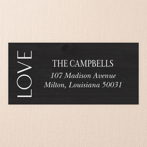 Matte Black Labels | Shutterfly