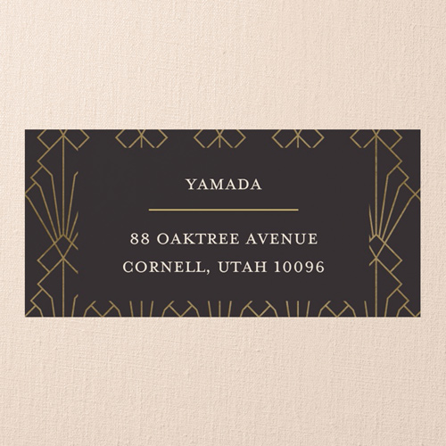 Deco Decor Address Label by Float Paperie | Shutterfly