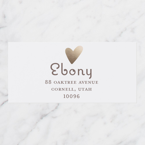 Appreciation Script Address Label by Between Friends | Shutterfly