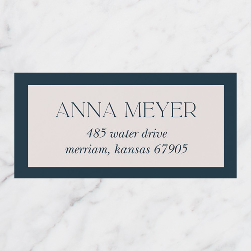 Well Made Monogram Address Label by Yours Truly | Shutterfly