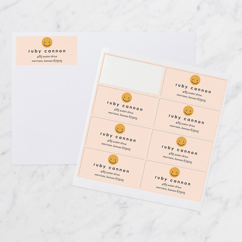 Sending Smiles Address Label by Yours Truly | Shutterfly