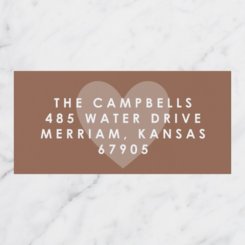 Glorious Heart Address Label by Yours Truly | Shutterfly