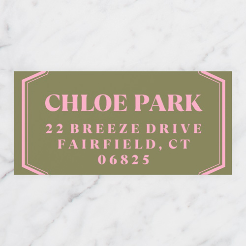 Editable Fun Frame Address Label by Yours Truly | Shutterfly