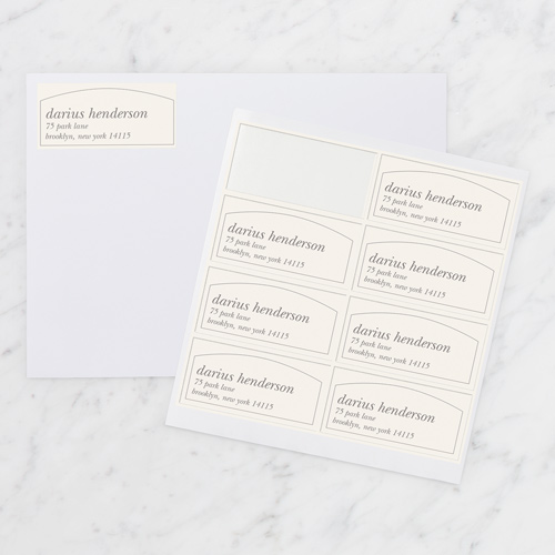 Stacked Scenes Address Label by Yours Truly | Shutterfly