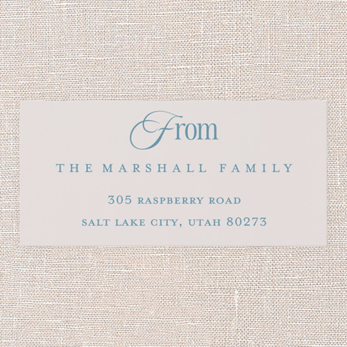Classic Luxe Address Label by Yours Truly | Shutterfly
