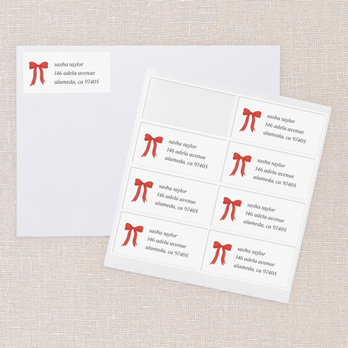 Bow Border Address Label by Kelli Hall | Shutterfly