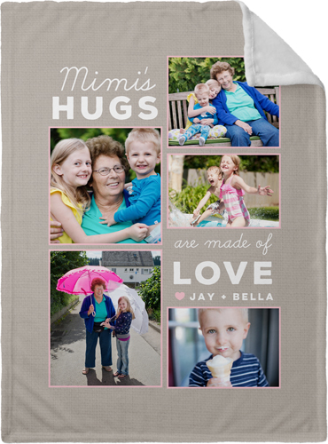 Love and Hugs Fleece Photo Blanket by Shutterfly | Shutterfly