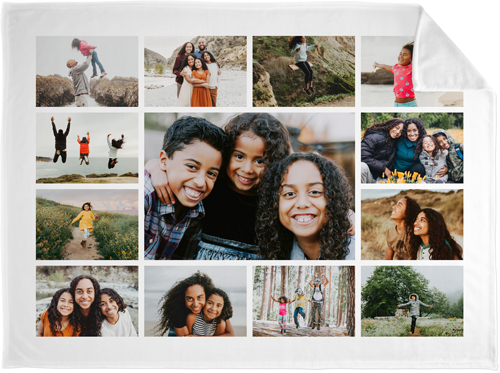 Photo Gallery Border Fleece Photo Blanket by Shutterfly Shutterfly