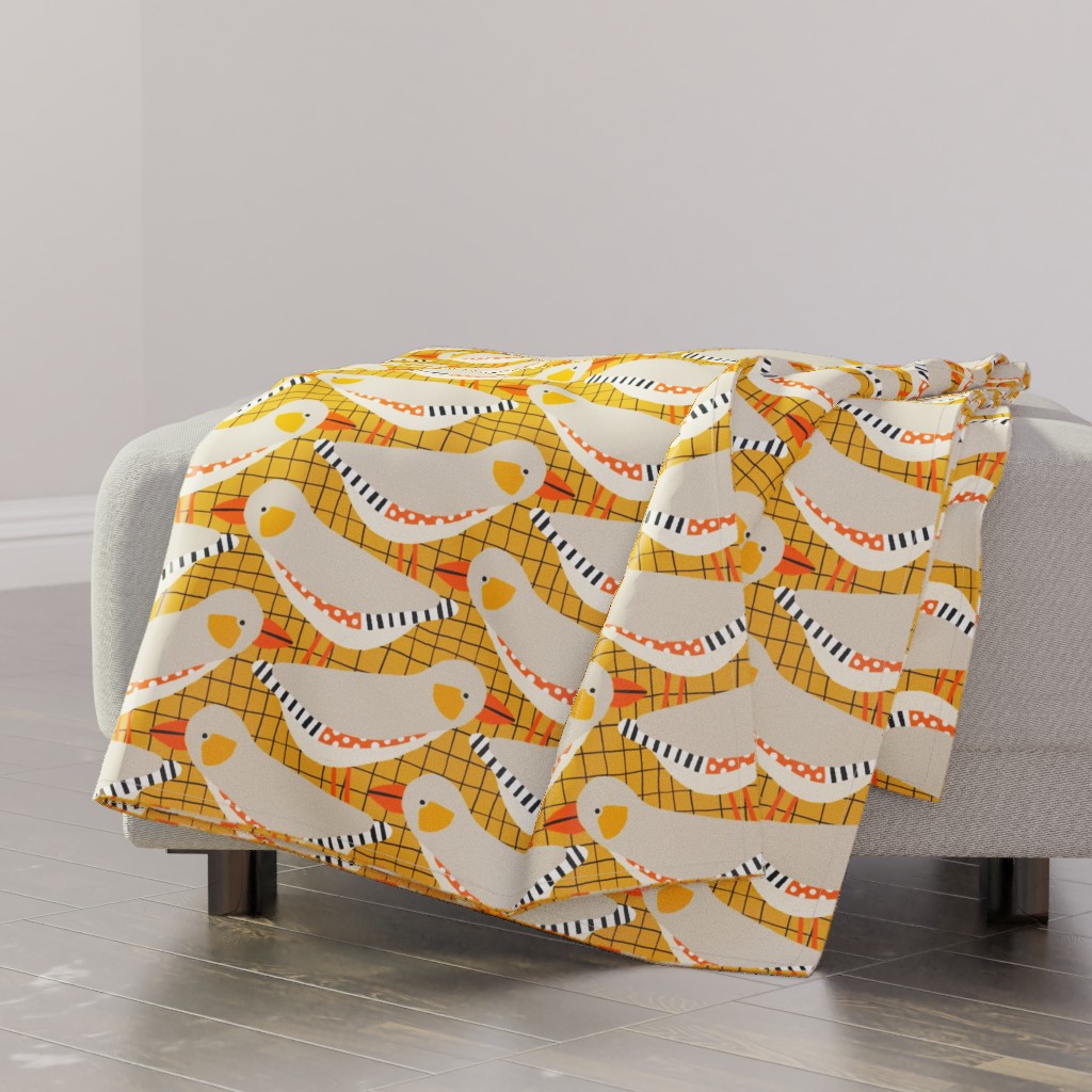 Zebra Finch - Gold Blanket | Shutterfly