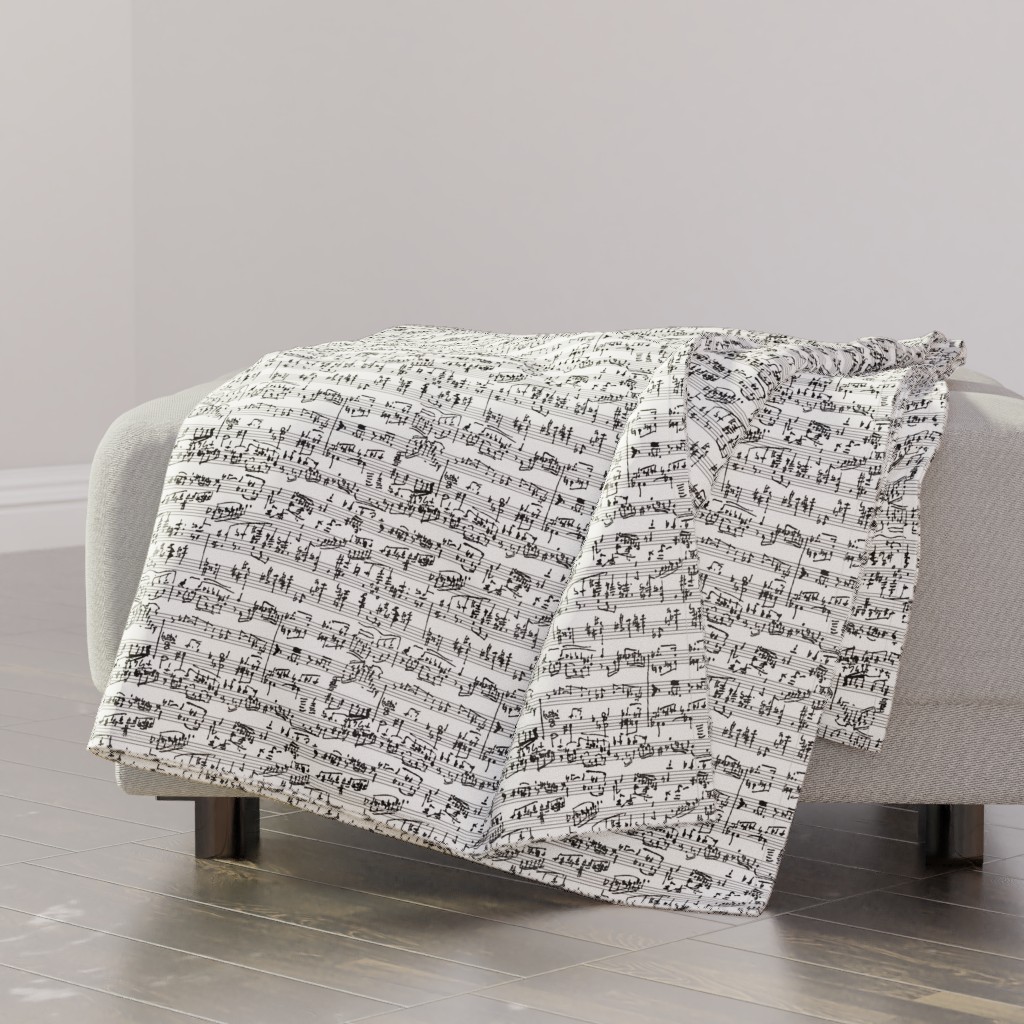 Handwritten Sheet Music Blanket | Shutterfly