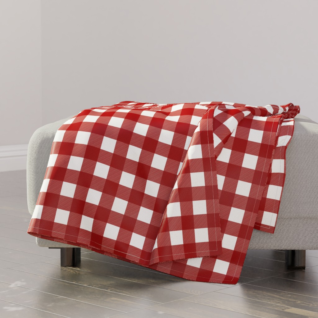 Buffalo Plaid - Red Blanket | Shutterfly