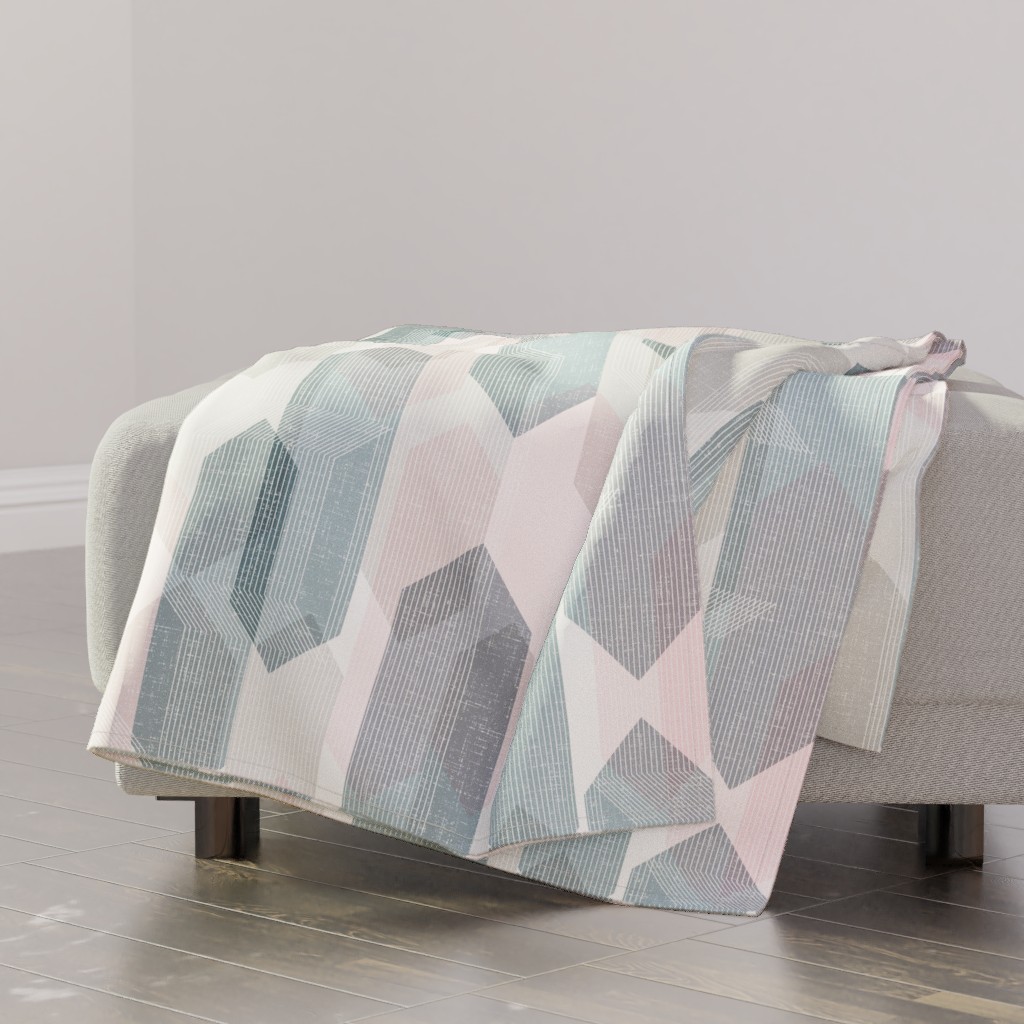 Deco Mod Hex Reflections Blanket | Shutterfly