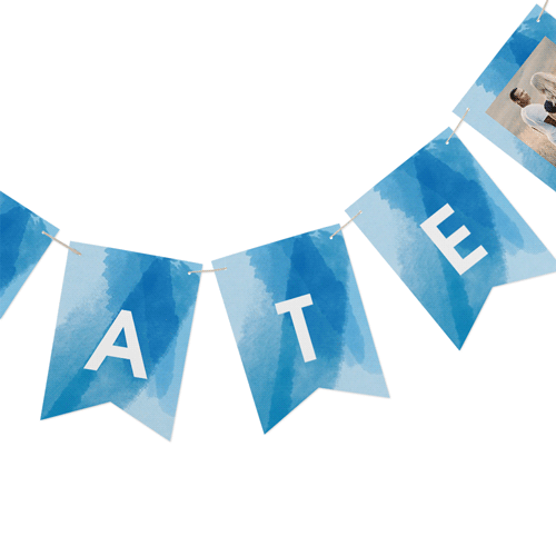 Watercolor Gradient Bunting Banner by Shutterfly | Shutterfly