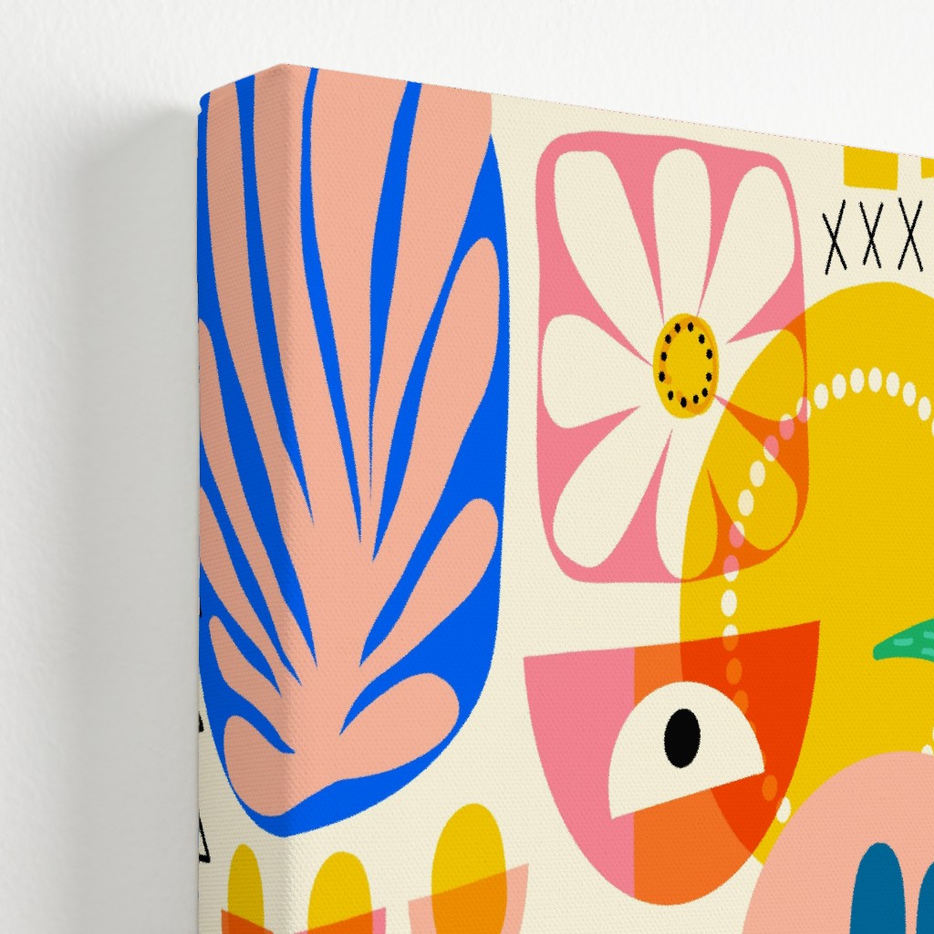 Abstract Shapes Collage - Multi Wall Art | Shutterfly