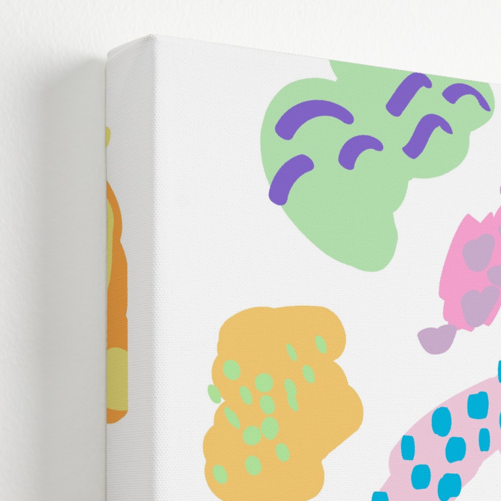 Painterly Abstract Blobs - Pastel Wall Art | Shutterfly