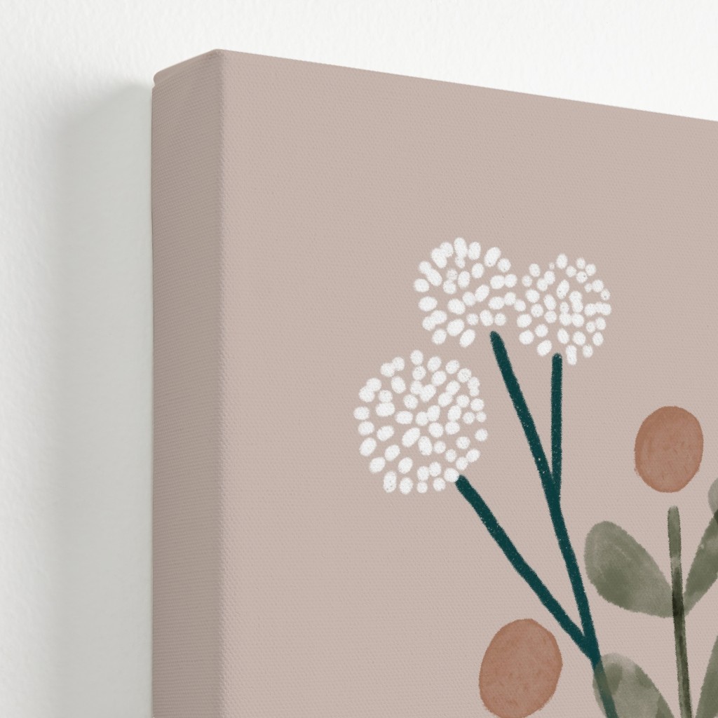 Coffee Pot Plants - Beige Canvas Print | Shutterfly