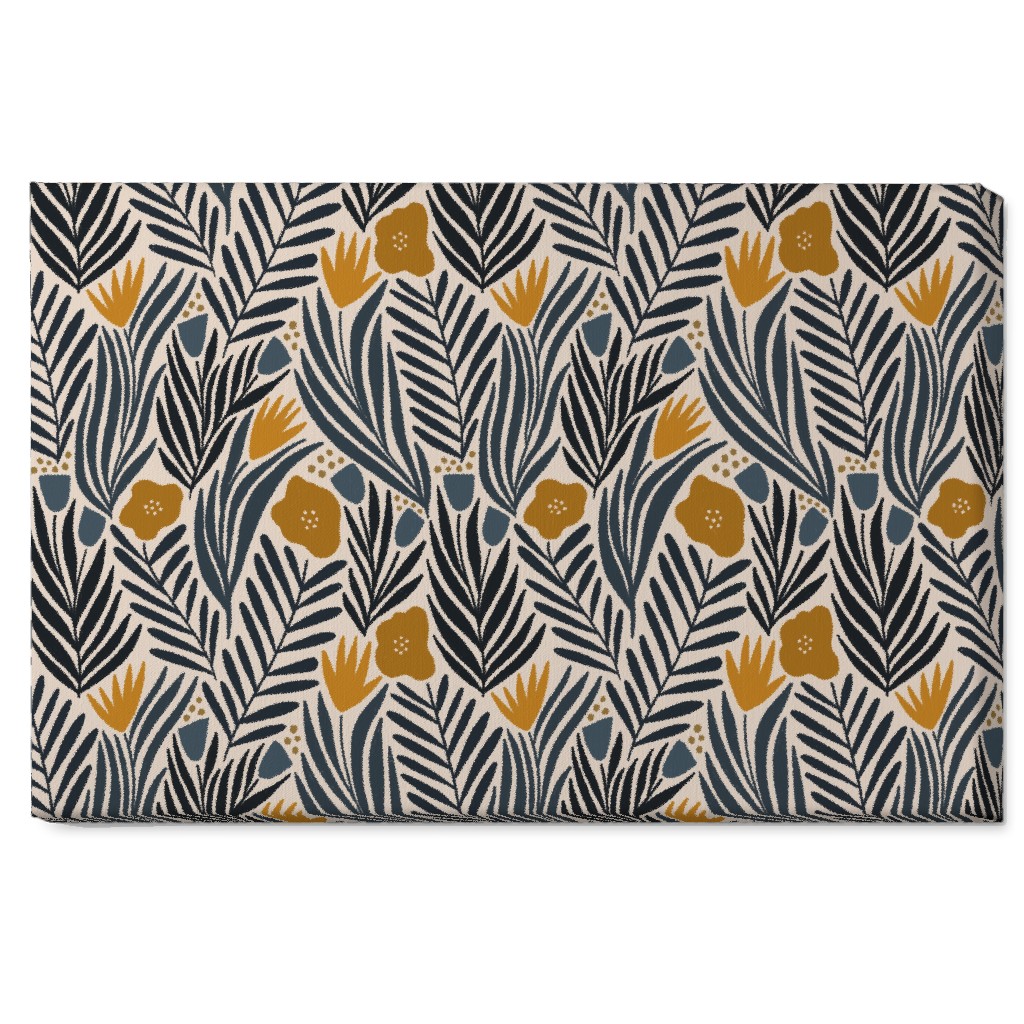 Nadia - Gold & Black Canvas Print | Shutterfly