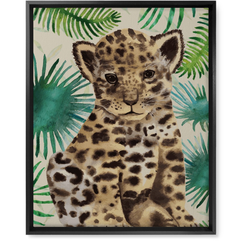 Baby Leopard Portrait Wall Art | Shutterfly