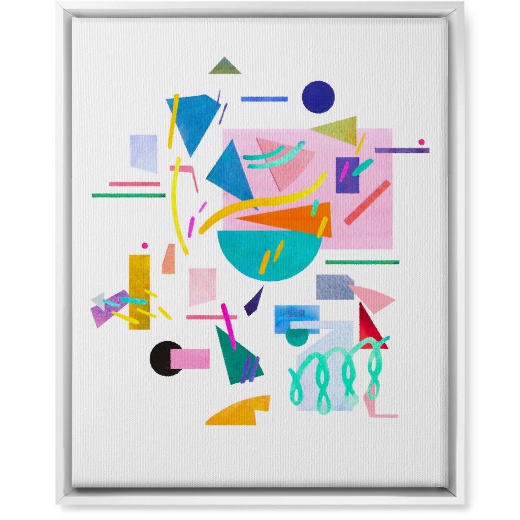 Geometric Collage Pop - Multi Wall Art | Shutterfly