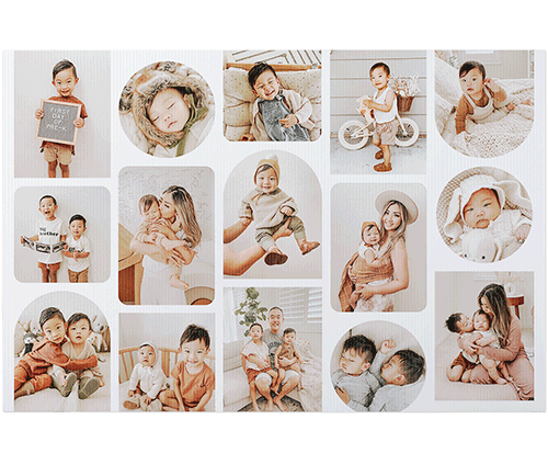 Shapes Collage Celebration Photo Board by Shutterfly | Shutterfly