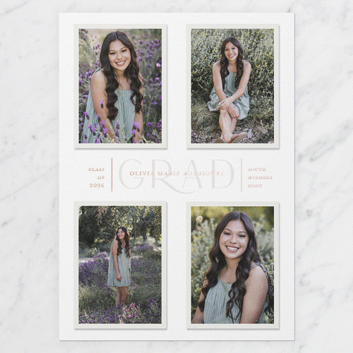 Focus Grad 5x7 Personalized Foil Card by Lady Jae | Shutterfly