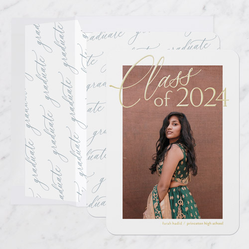 Shining Overlay 5x7 Personalized Foil Card by Yours Truly | Shutterfly