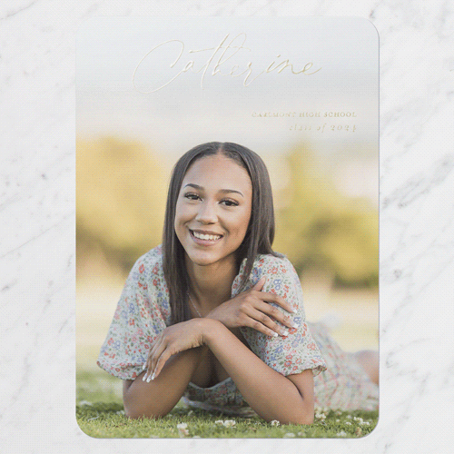 Signature Name 5x7 Stationery Card by Yours Truly | Shutterfly