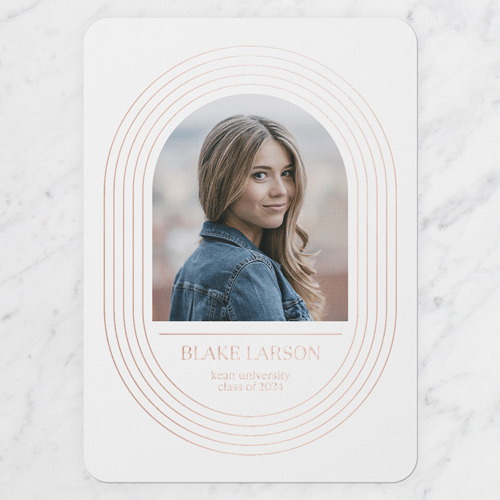 Elaborate Oval 5x7 Personalized Foil Card by Yours Truly | Shutterfly