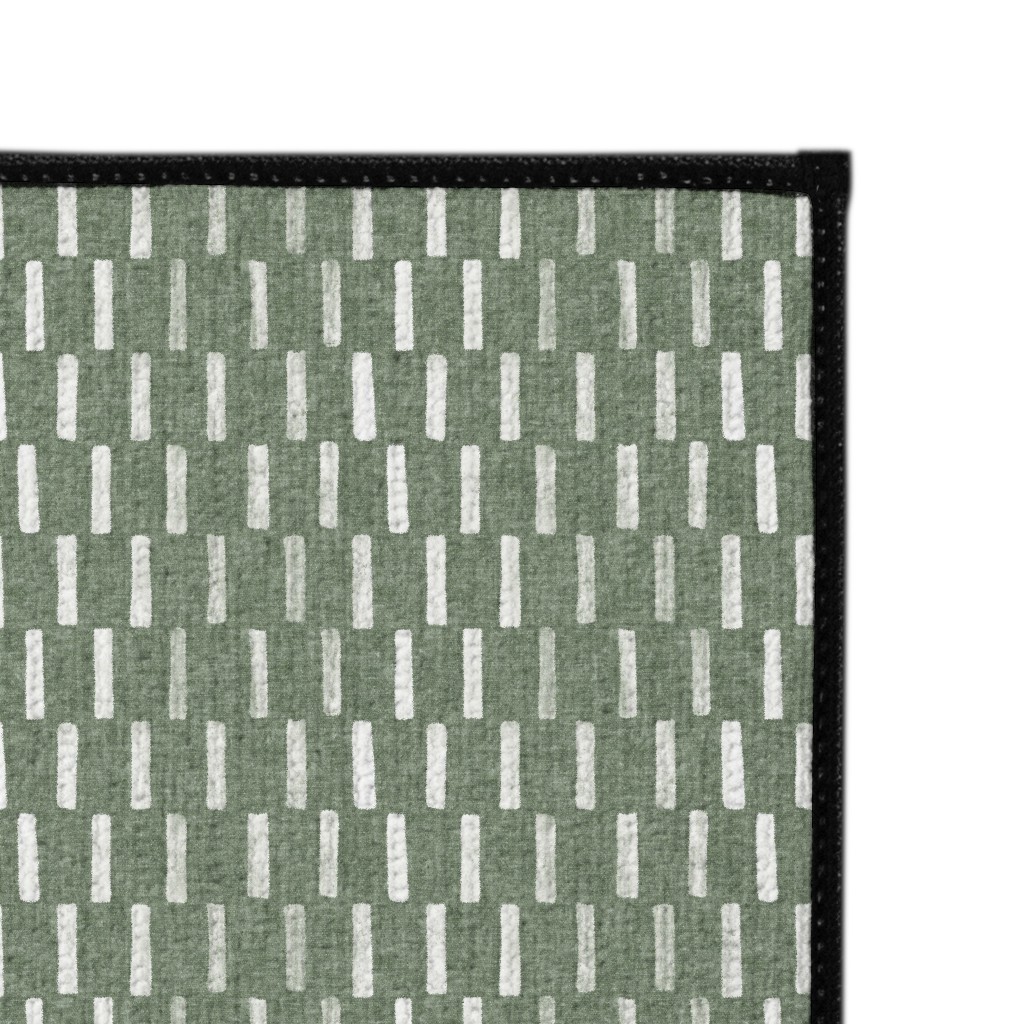 Block Print Dash - Sage Door Mat | Shutterfly