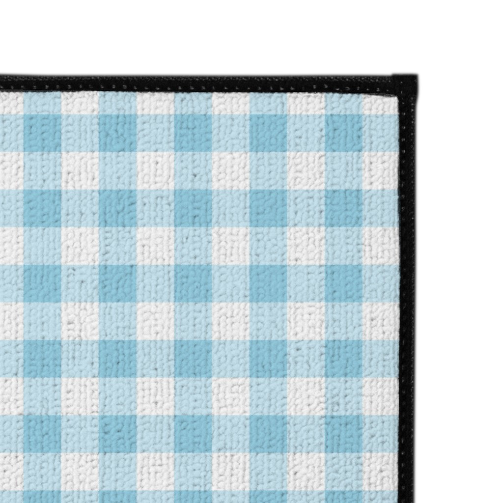 Gingham Checks Door Mat | Shutterfly