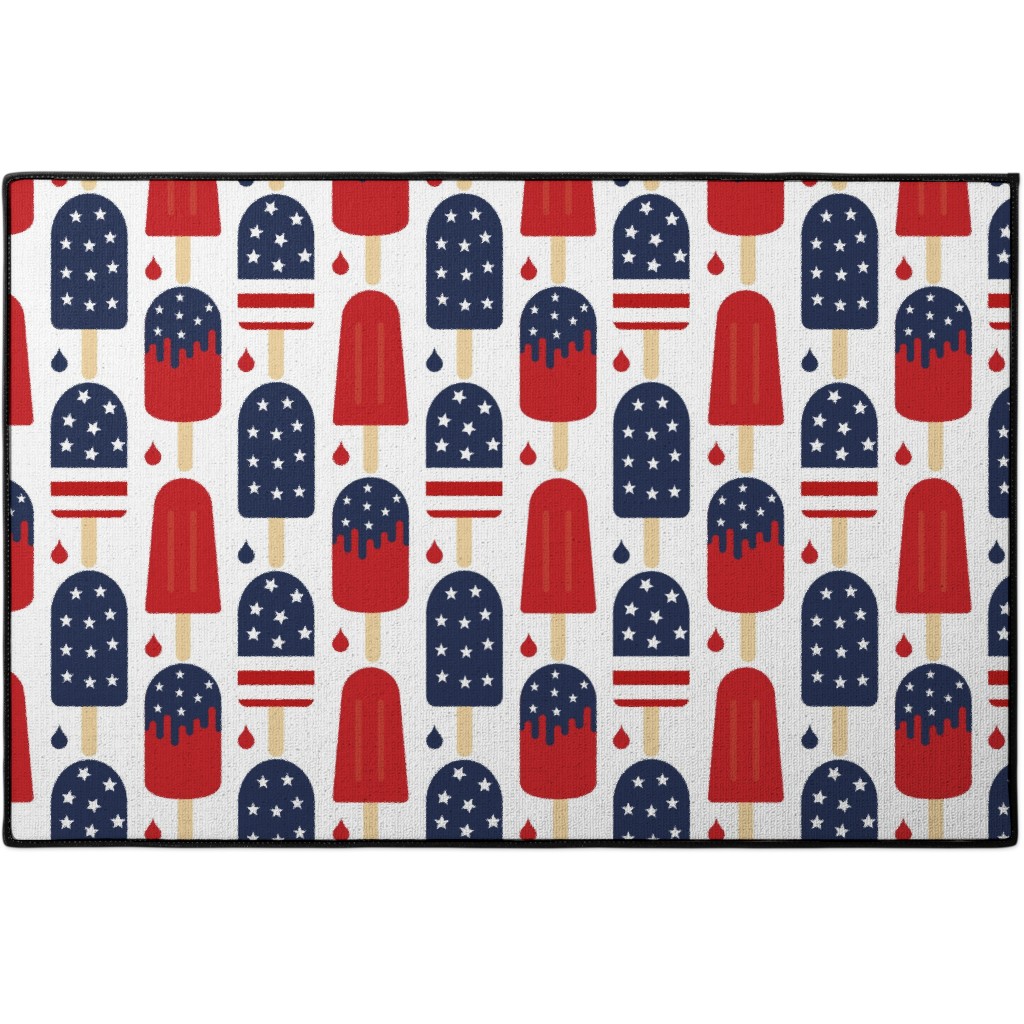 Patriotic Popsicles - Red, White and Blue Outdoor Pillow | Shutterfly