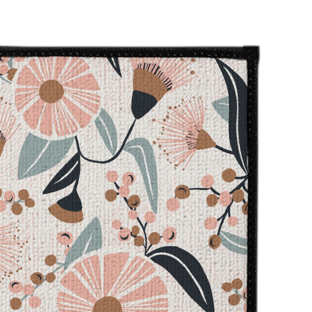 Madelyn Botanical Floral - Pink Door Mat | Shutterfly