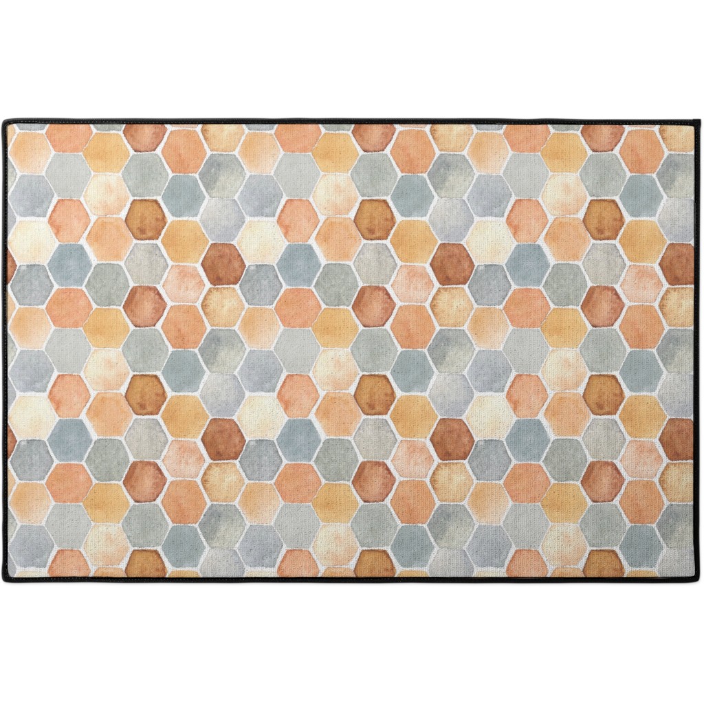 Hexagon - Warm Door Mat | Shutterfly