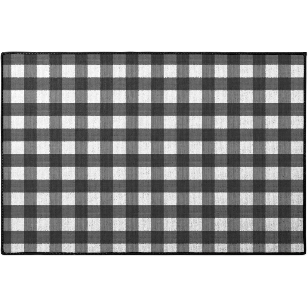 Cross Hatch Plaid Door Mat | Shutterfly