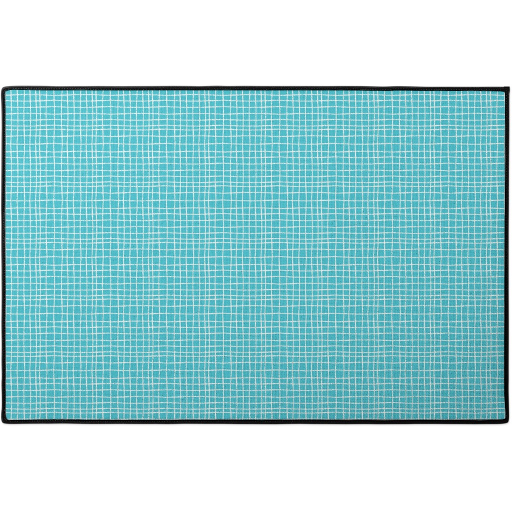 Wavy Grid Door Mat | Shutterfly