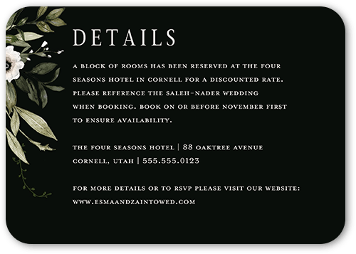 Floral Filigree Enclosure Card by Lady Jae | Shutterfly