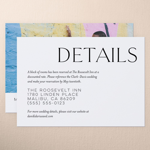 Simple Chic Enclosure Card by Blonde Designs | Shutterfly