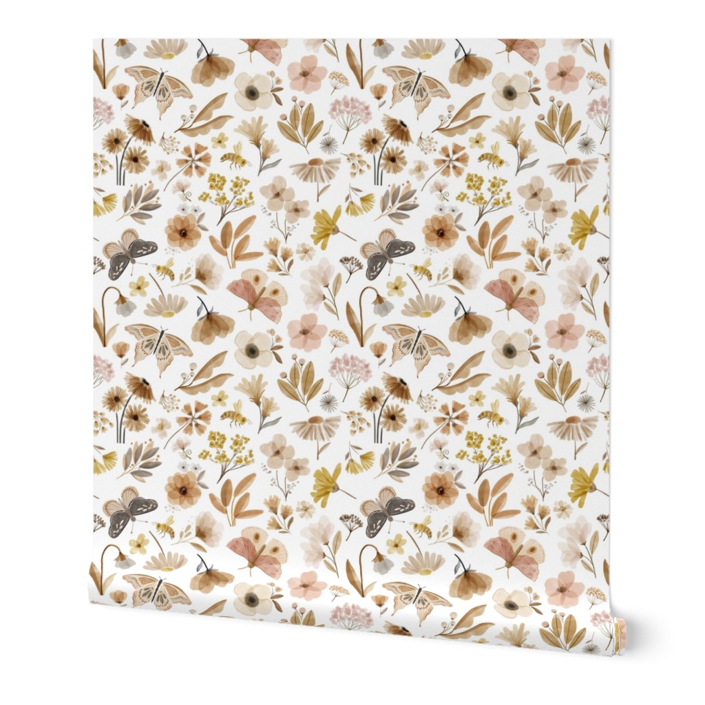 Botanica Gardens - Neutral Wallpaper | Shutterfly