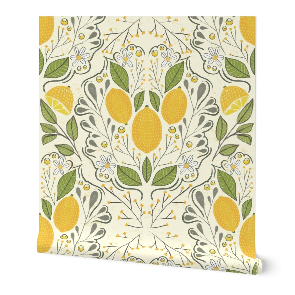 Lemon Drop - Yellow Wallpaper | Shutterfly