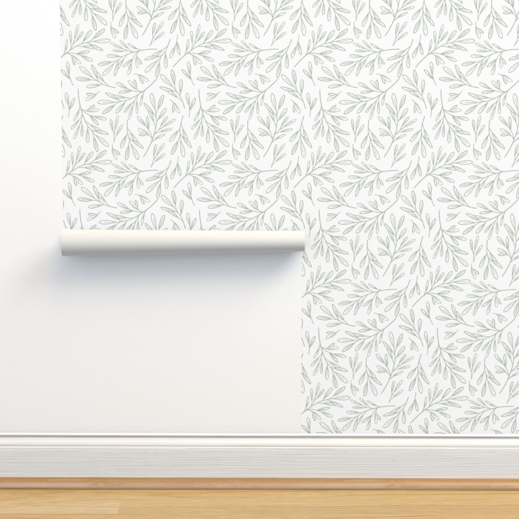 Simple Botanical - Neutral Wallpaper | Shutterfly