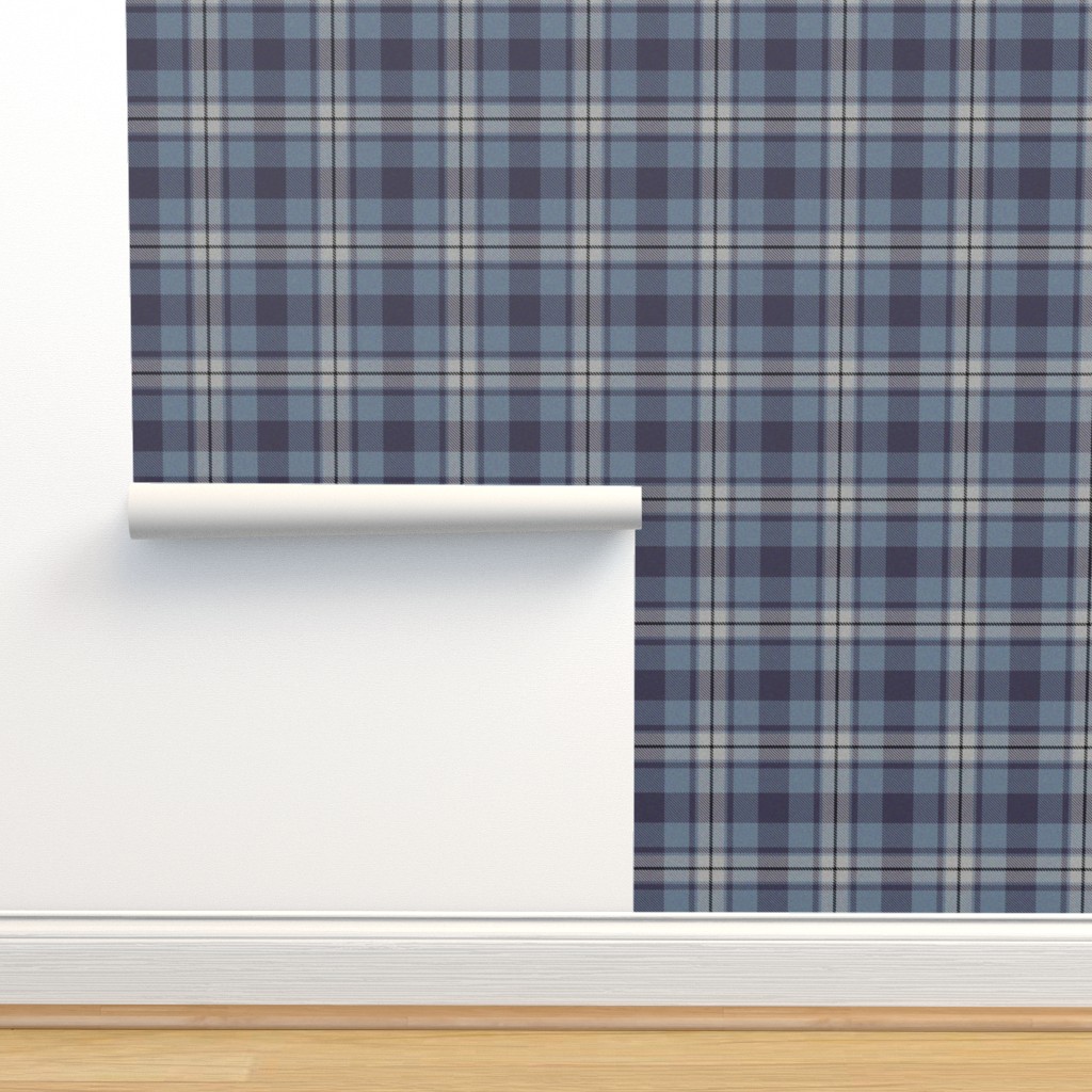 Autumn Plaid - Blue Wallpaper | Shutterfly