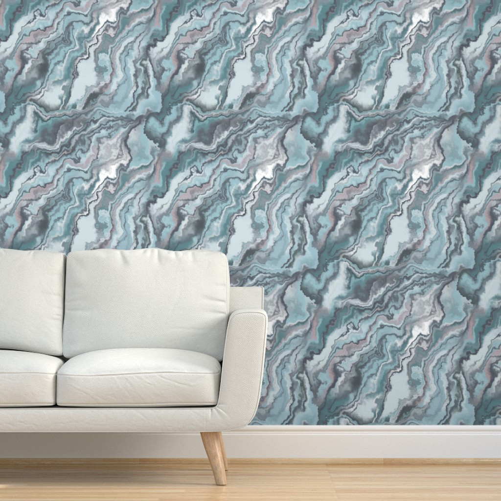 Marble Texture - Blue Wallpaper | Shutterfly