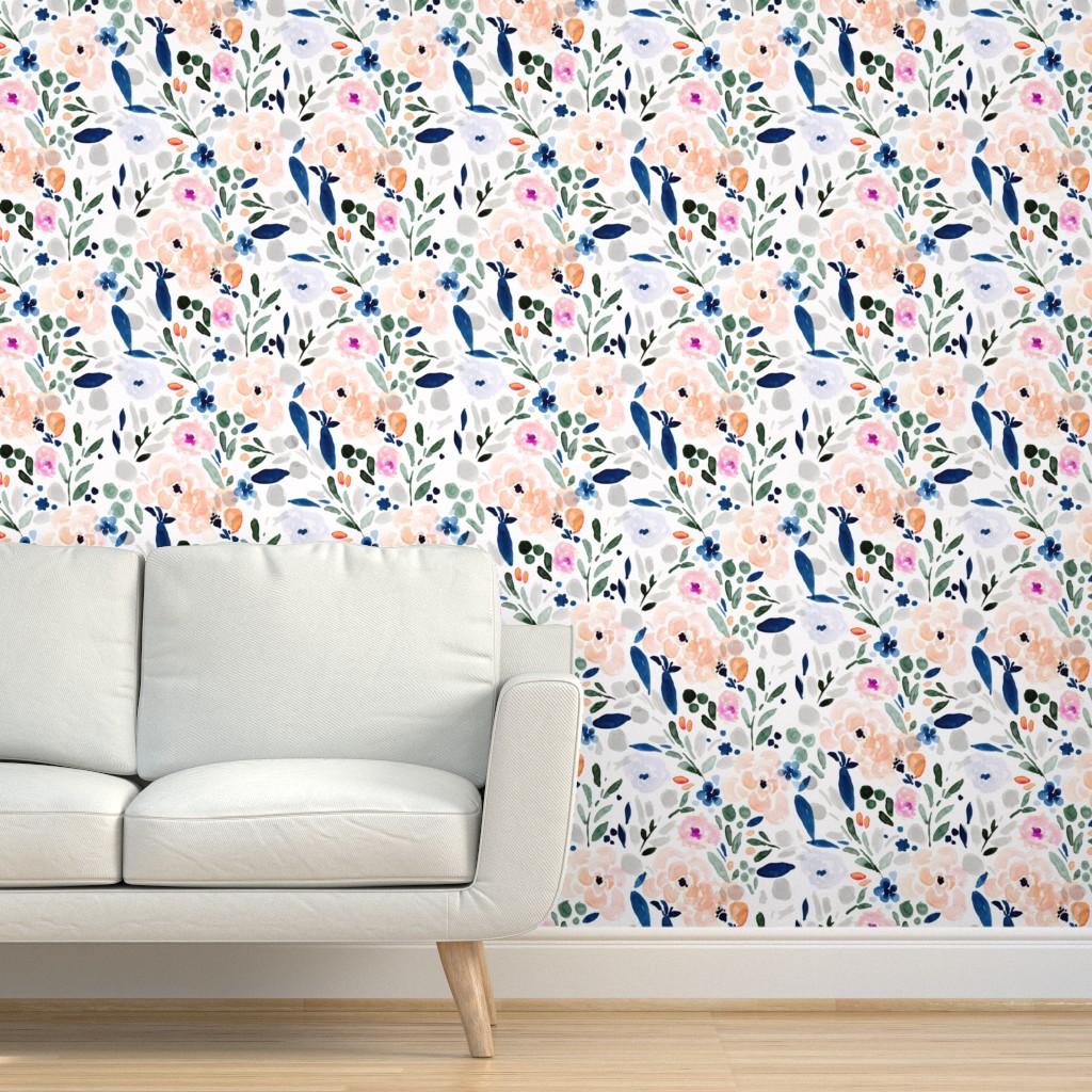 Sierra Floral - Multi Wallpaper | Shutterfly