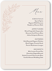 Wedding Menu Cards | Wedding Menus | Shutterfly