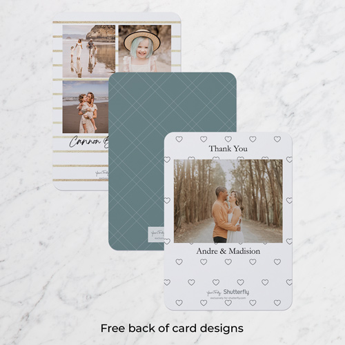 Great Script 5x7 Folded Card by Yours Truly | Shutterfly